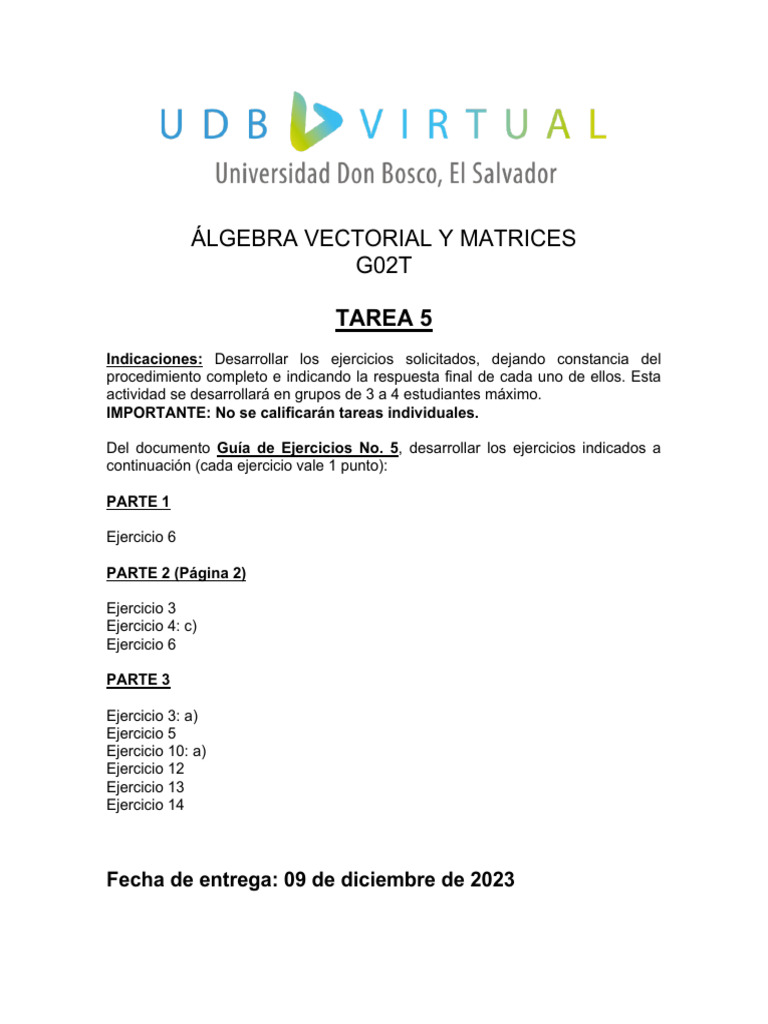 Tarea 05 AVMG02T 02-2023 | PDF
