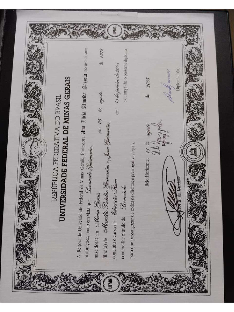 Diploma Ufmg | PDF