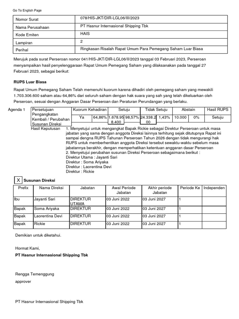 Hais Hasil Rups | PDF