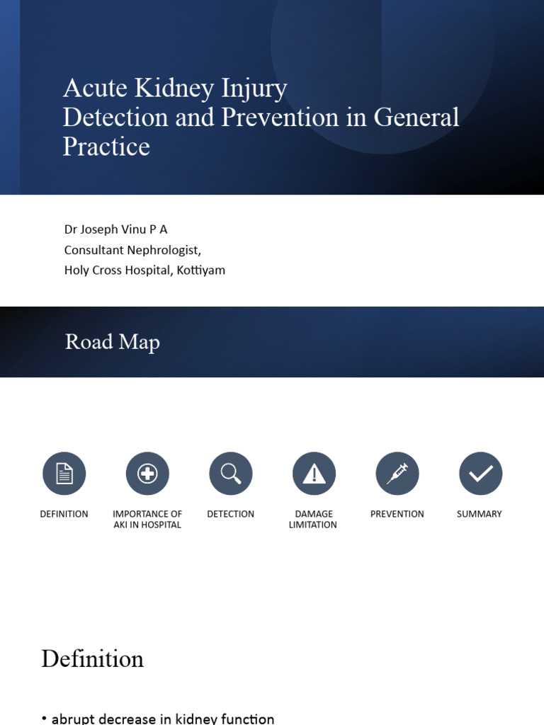 Detection and Prevention of AKI | PDF | Chronic Kidney Disease | Causes ...
