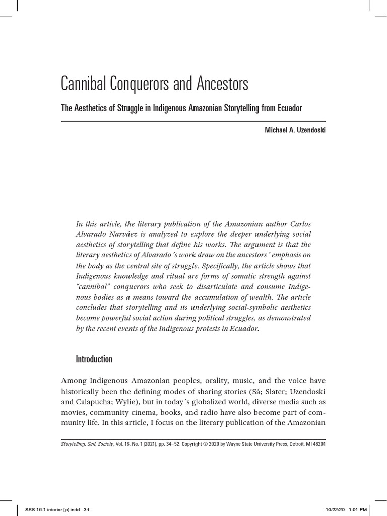 Cannibal Conqueros and Ancestors | PDF | Storytelling | Shamanism