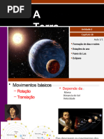 8º Parte 1 - Movimentos Da Terra e Da Lua | PDF | Terra | Lua