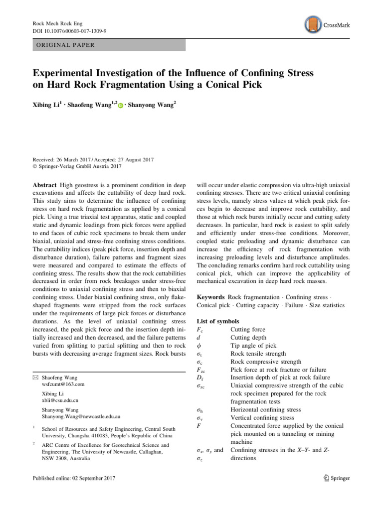 Confining | PDF | Strength Of Materials | Stress (Mechanics)