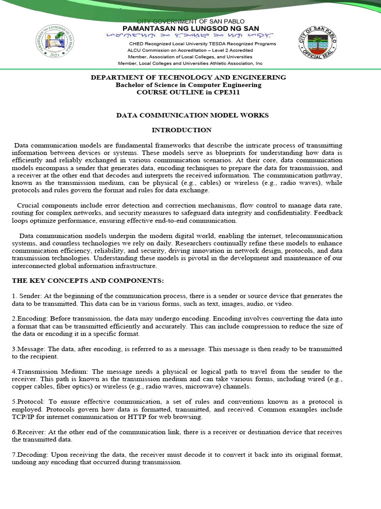 How Data Communication Works (1) | PDF | Communication | Computer Network