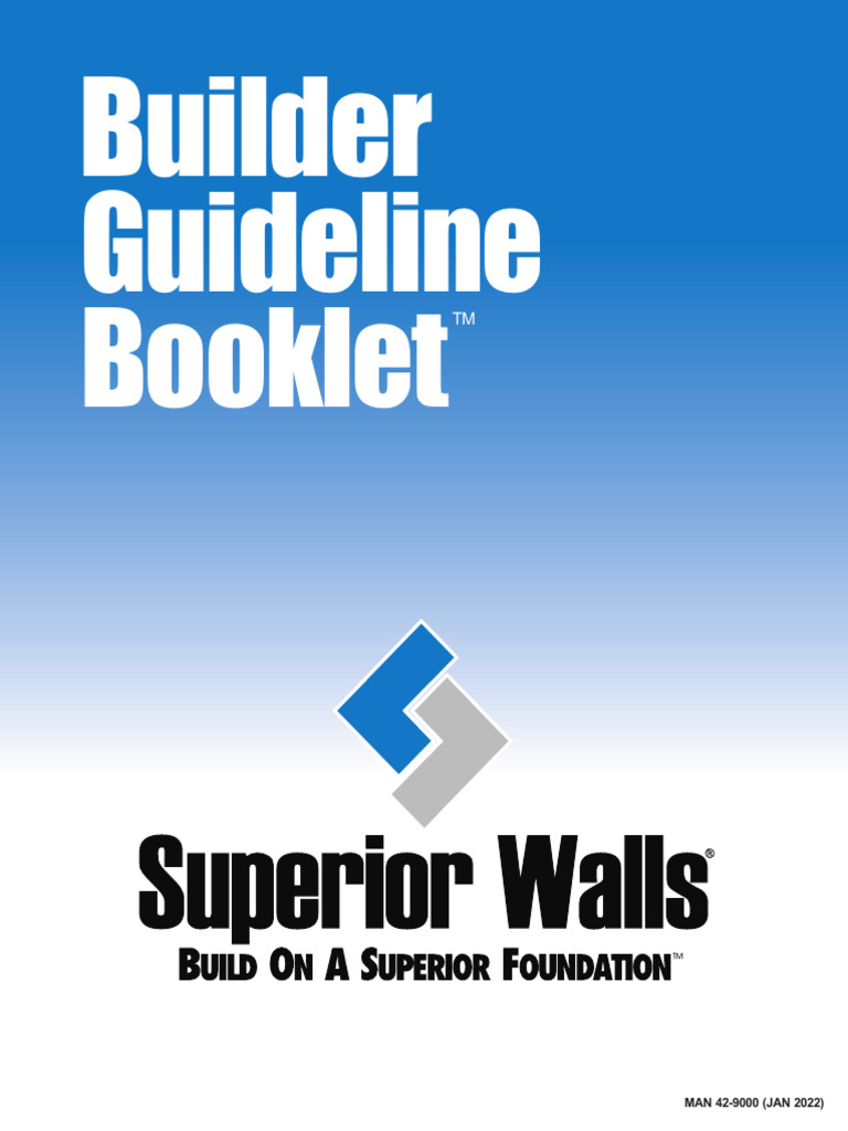 Builder Guideline Booklet (USA) - JAN 2022 - Website Edition | PDF ...