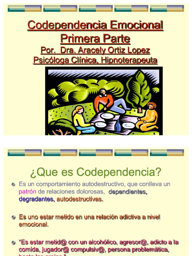 Codependencia Emocional 1ra Parte | PDF