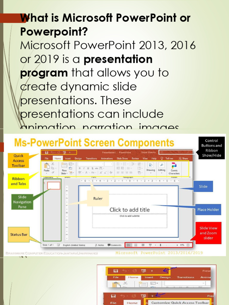 Intro To Powerpoint 2019 | PDF
