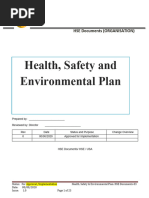 2025 HSE Management Plan Overview | PDF | Safety | Occupational Safety ...