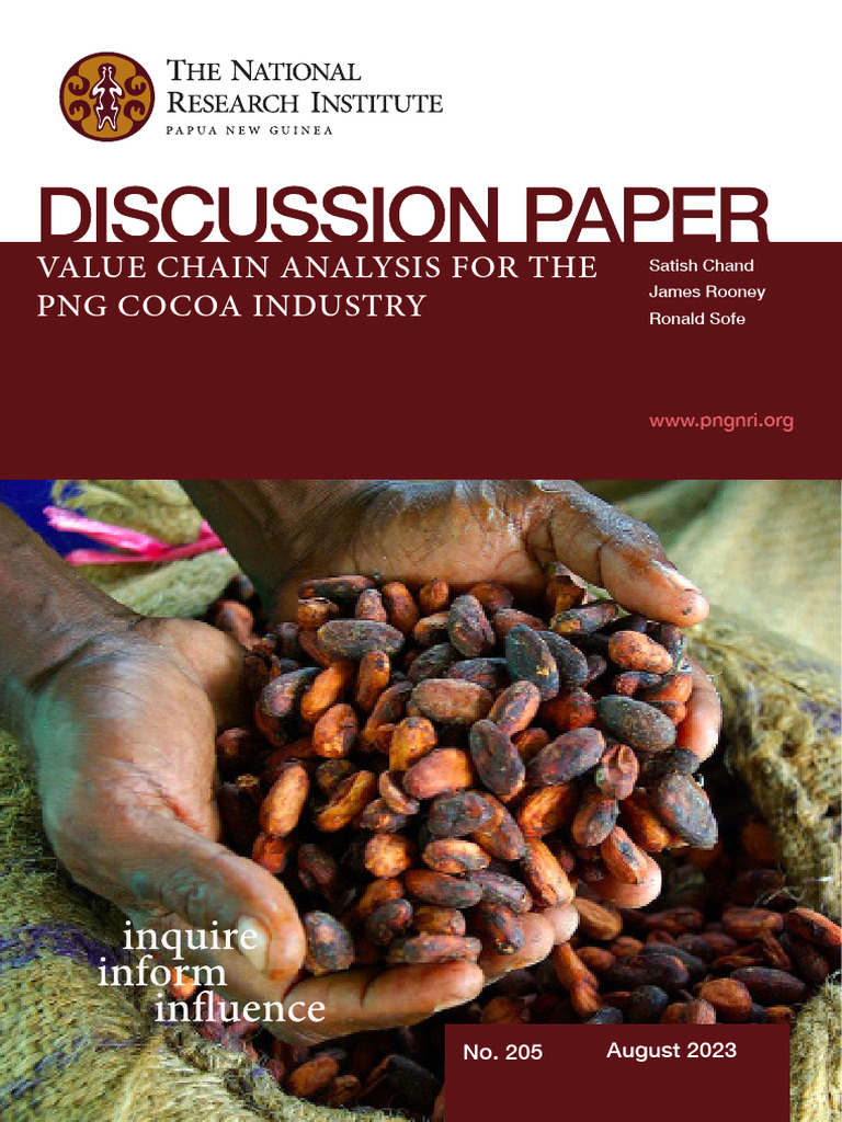DPNo205 Value Chain Analysis For The PNG Cocoa Industry | PDF | Cocoa Bean | Smallholding