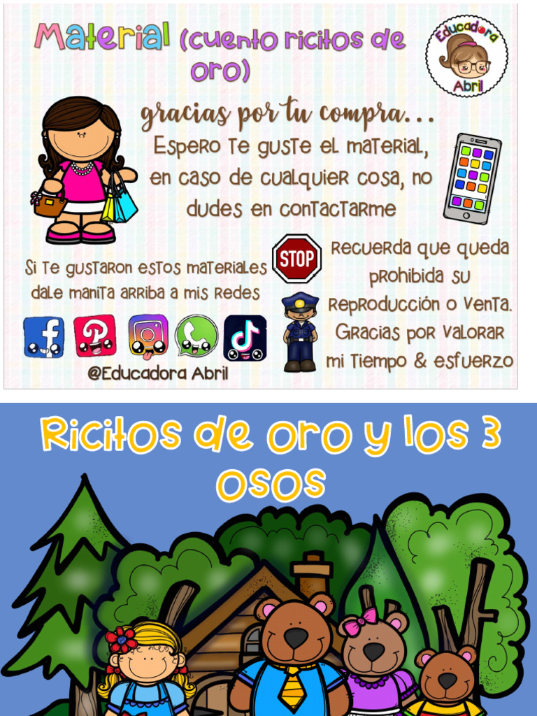 Ricitos de Oro y los Tres Osos | PDF | Novela negra, policíaca y ...