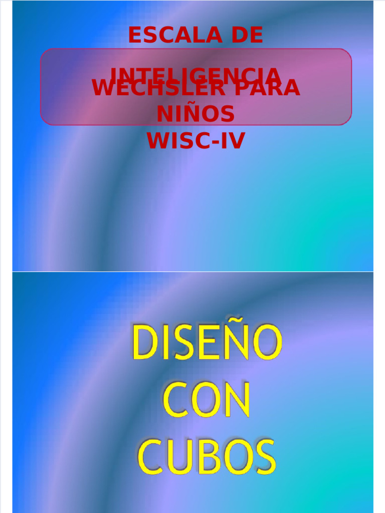 Dokumen - Tips 1 Laminas Wisc IV | PDF | Evaluation Methods | Methodology