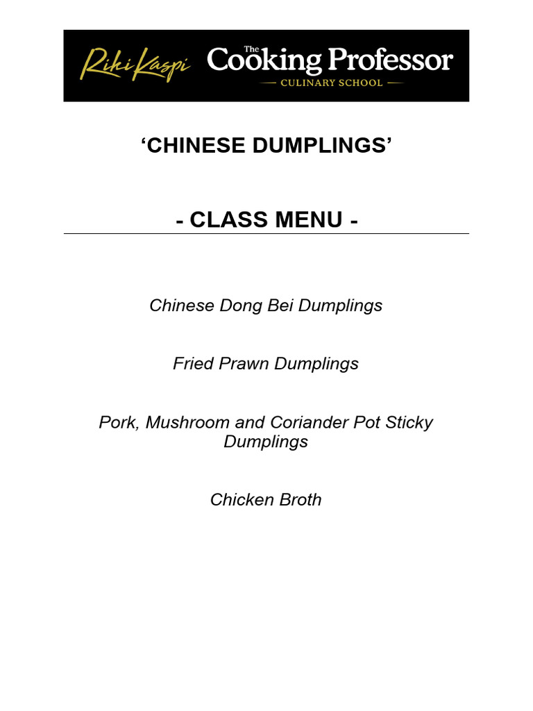 Chinese Dumplings Recipes | Download Free PDF | Dumpling | Chinese Cuisine
