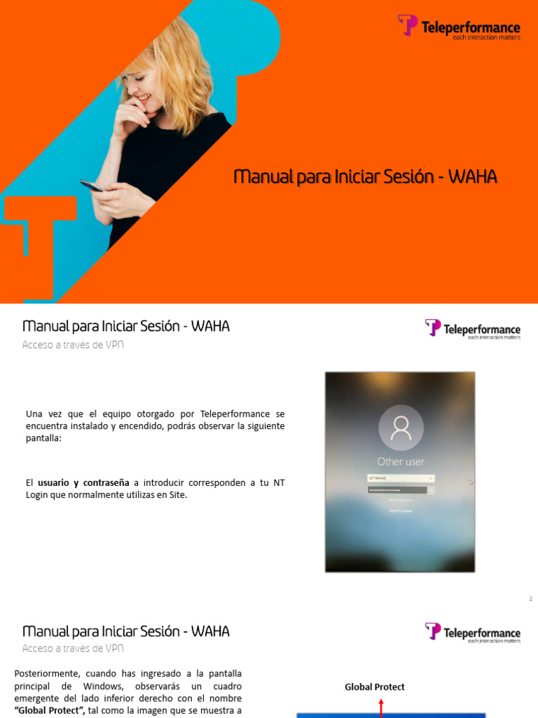 Manual para Iniciar Sesion - WAHA v3 | PDF | Informática | Software