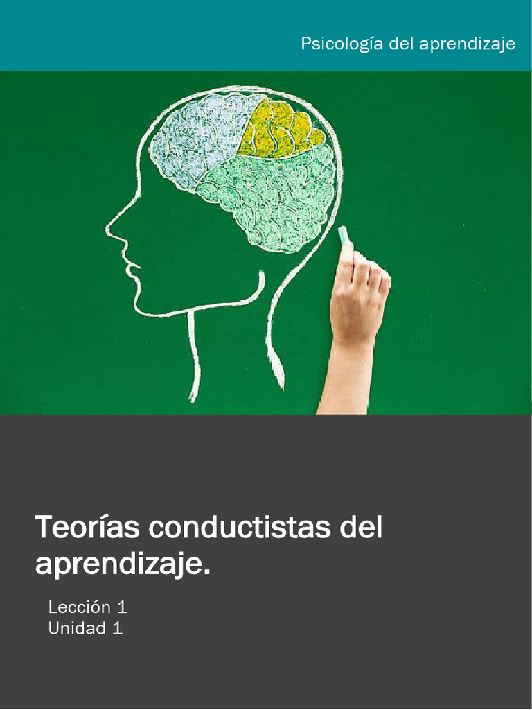U1 - 1 - Psicología Aprendizaje | PDF