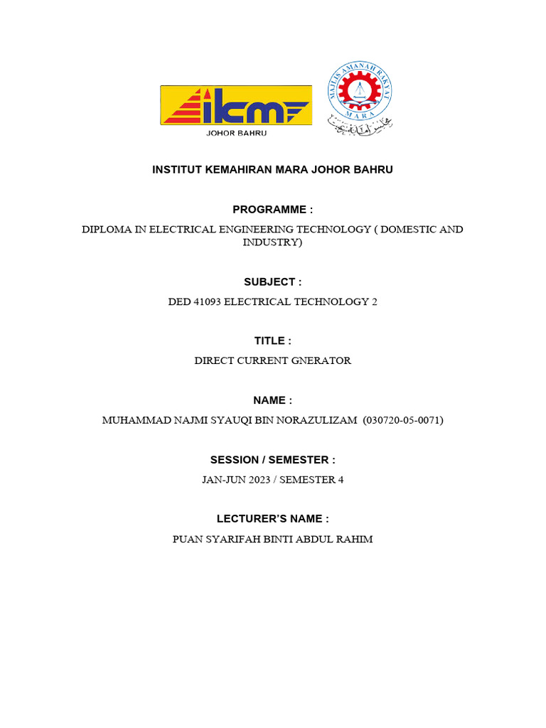Projek Technology 4 Syauqi | PDF | Electric Motor | Electromagnetic ... Projek Technology 4 Syauqi | PDF | Electric Motor | Electromagnetic ...