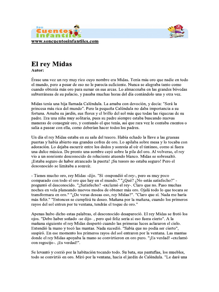 El Rey Midas | PDF