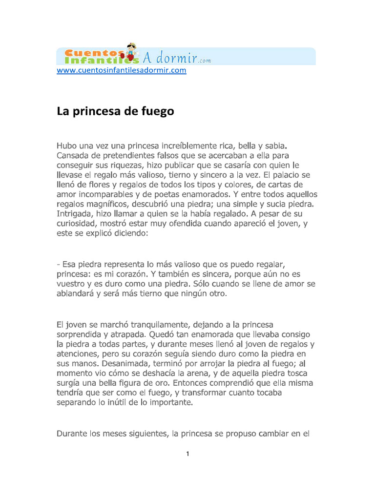 La Princesa de Fuego | PDF