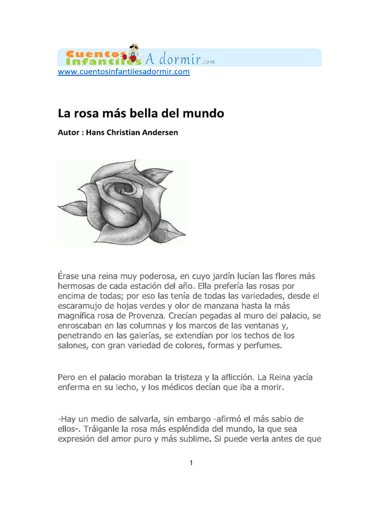La Rosa Más Bella Del Mundo | PDF