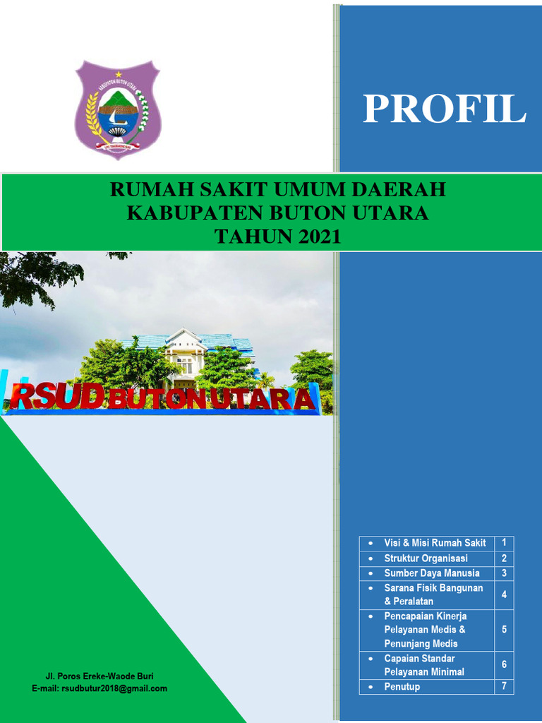 Profil Rsud Butur TH 2021 - 1 | PDF | Bisnis | Pengelolaan Keuangan & Uang