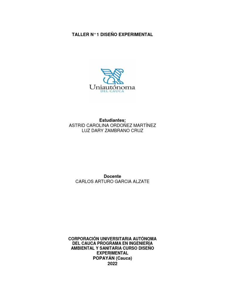 Diseño Experimental | PDF | Determinación del tamaño de la muestra | Intervalo de confianza