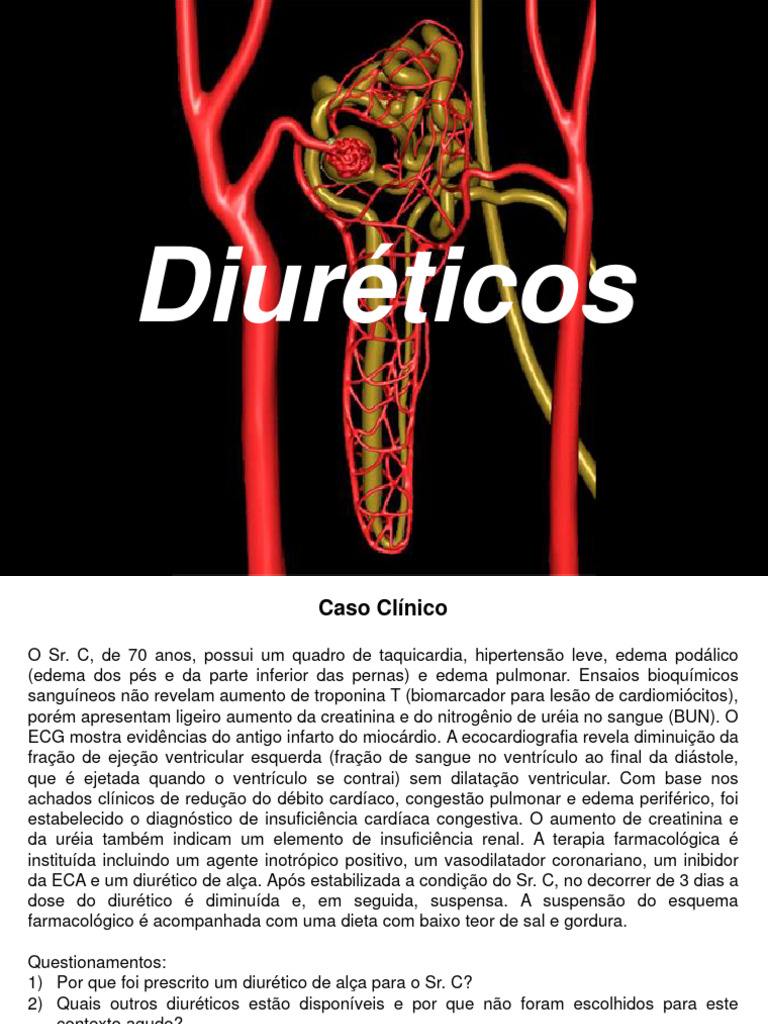 Diuréticos, Antianginosos e Digitálicos | PDF | Coração | Angiologia