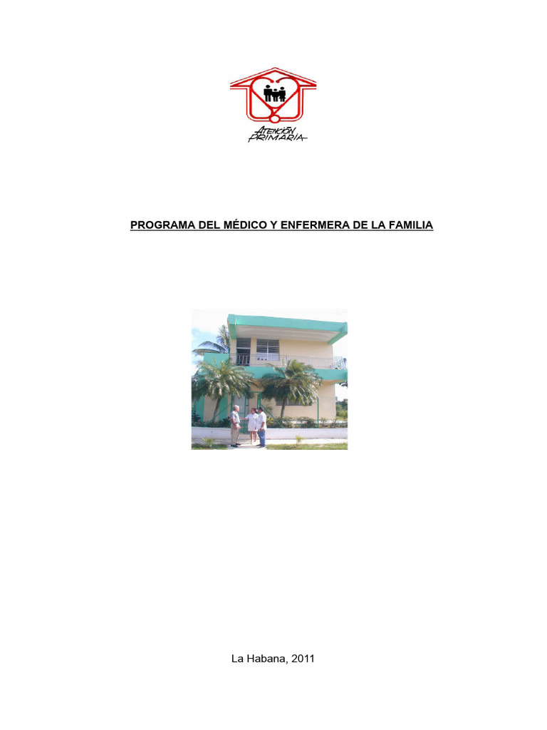 Programa Médico y Enfermera de la Familia | PDF | Salud y bienestar ...