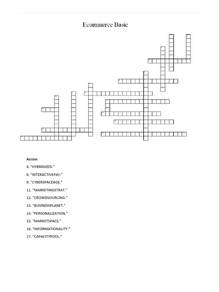 Cross Word Puzzle | PDF