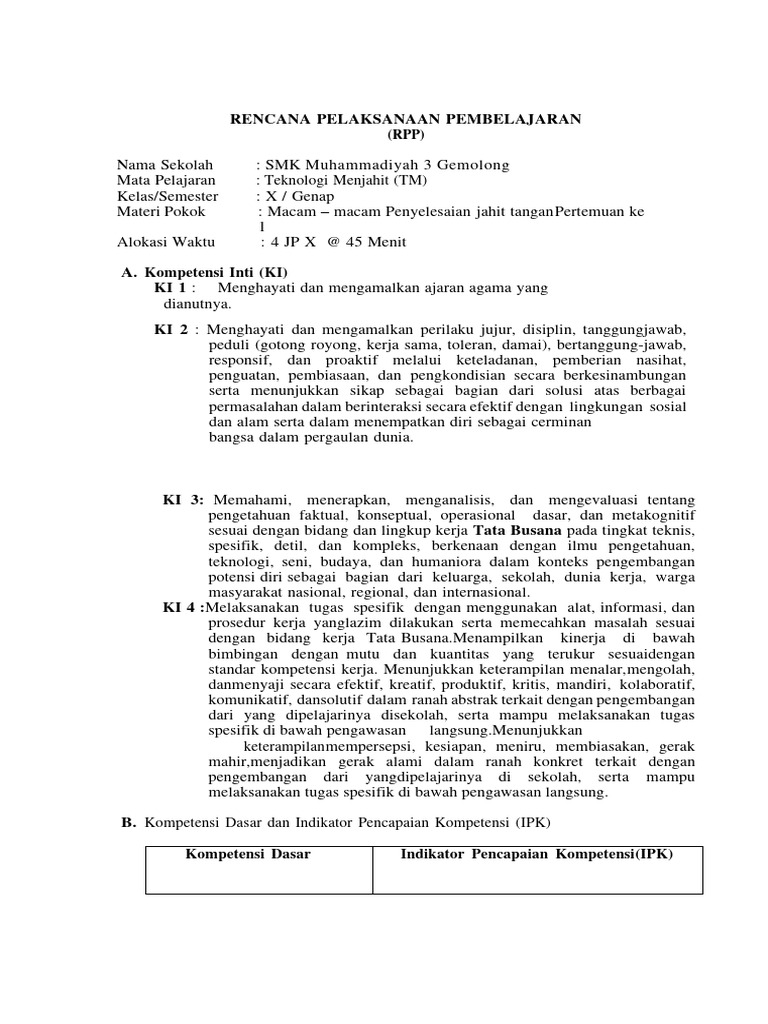 RPP Finishing | PDF | Sains & Matematika