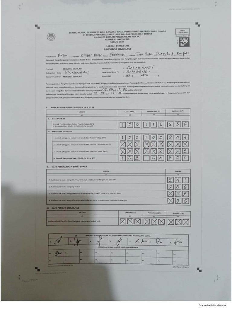 Simulasi Dpr Ri | PDF
