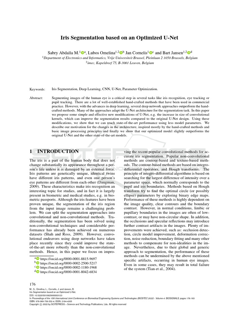 U-Net Sabri 2022 | PDF | Image Segmentation | Computational Neuroscience
