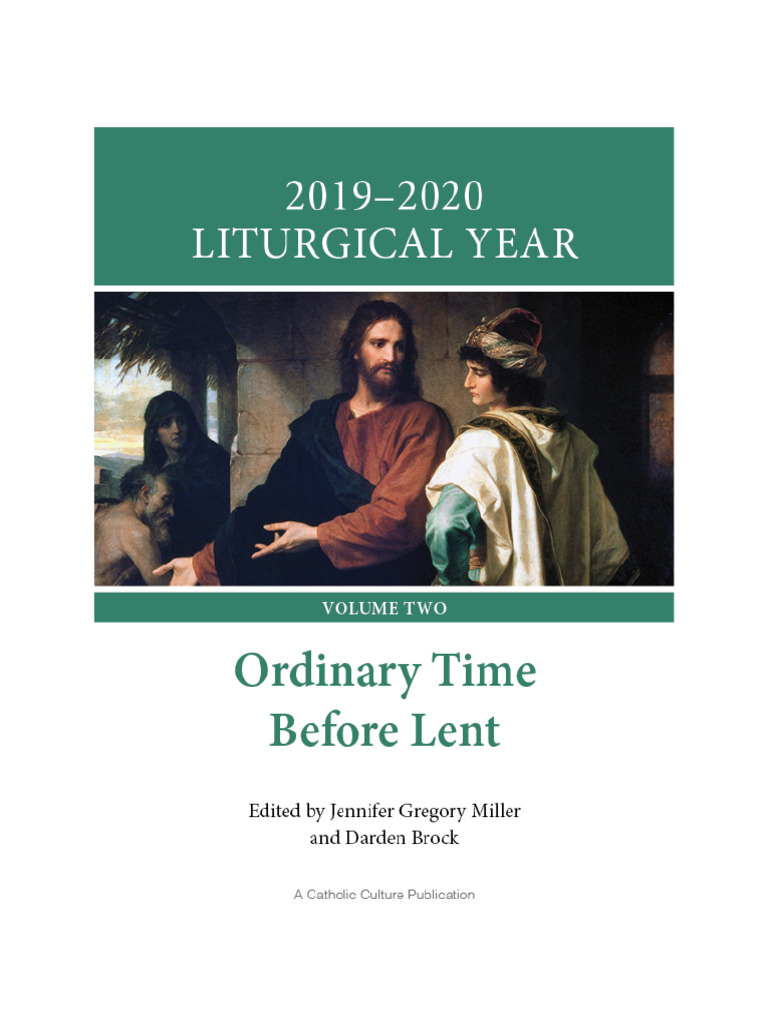 Liturgical Year 2019 2020 Vol. 2 | PDF | Liturgical Year | Lectionary
