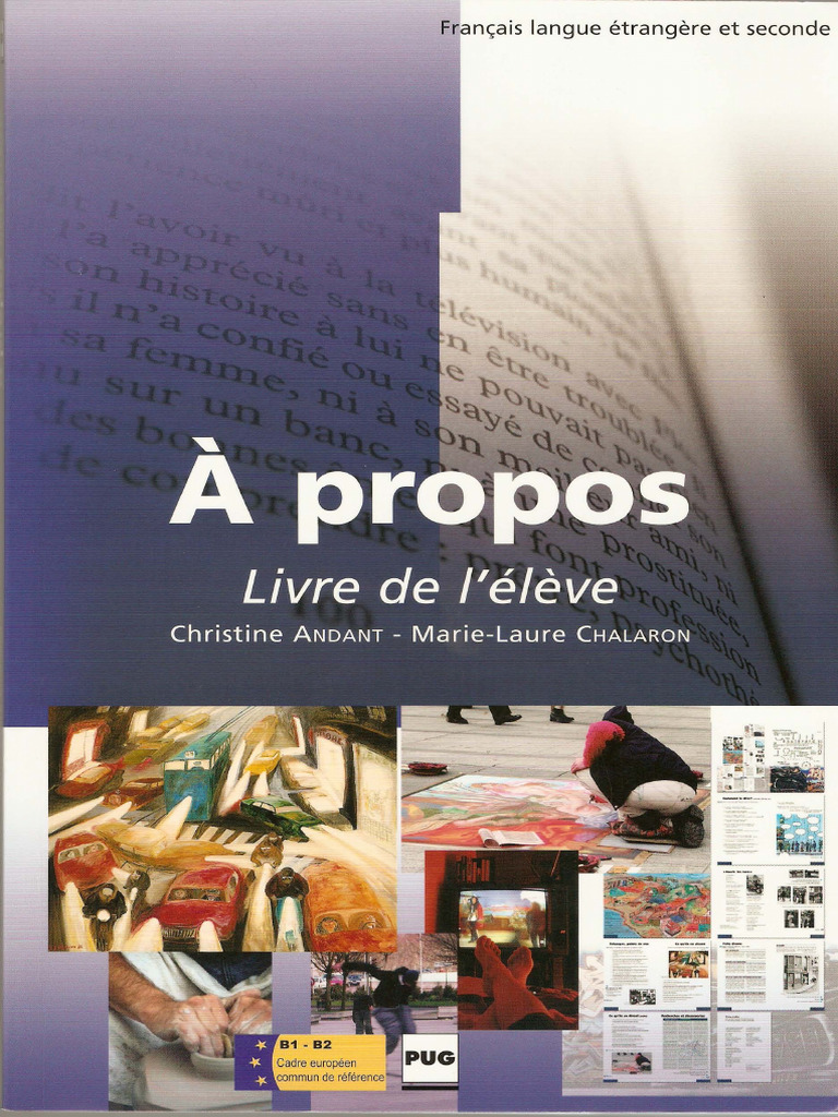 À Propos B1-B2 (Livre de L'élève) | PDF | Communication humaine