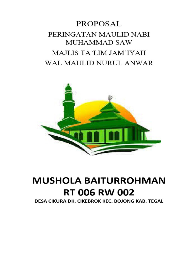 Proposal Mas Faiz | PDF