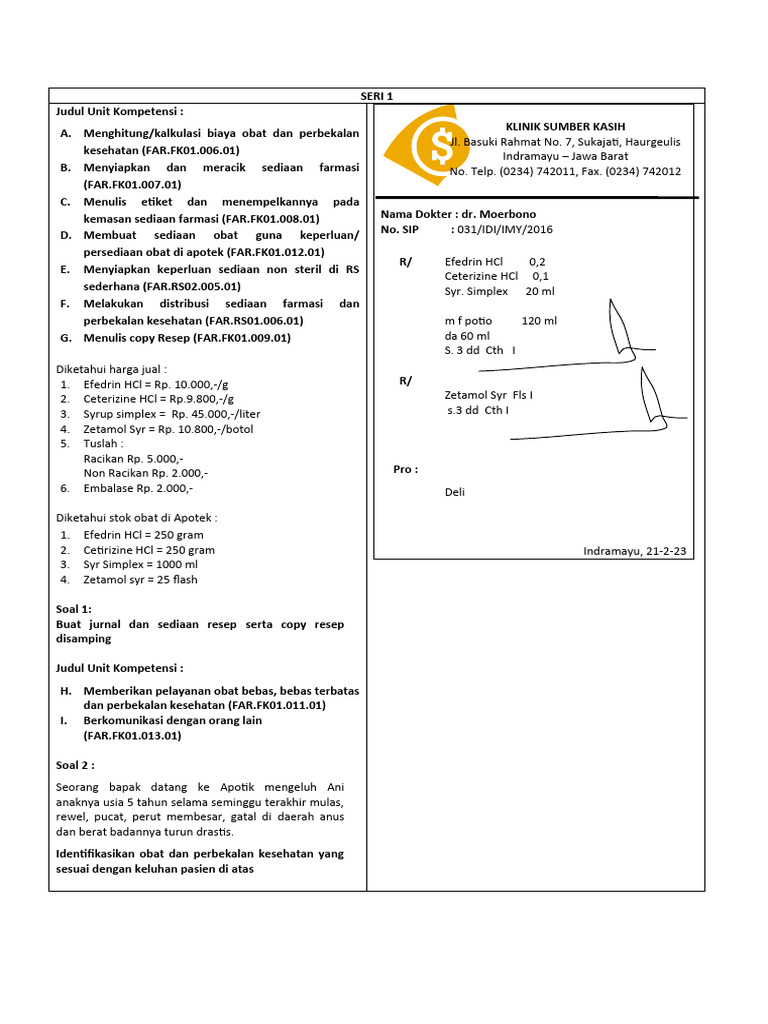 Resep Ujikom 2023 Rev 1 | PDF