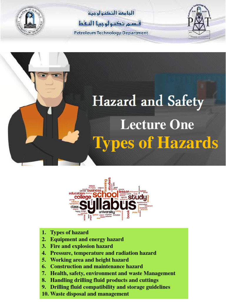 Lecture 1 - Types of Hazards | PDF