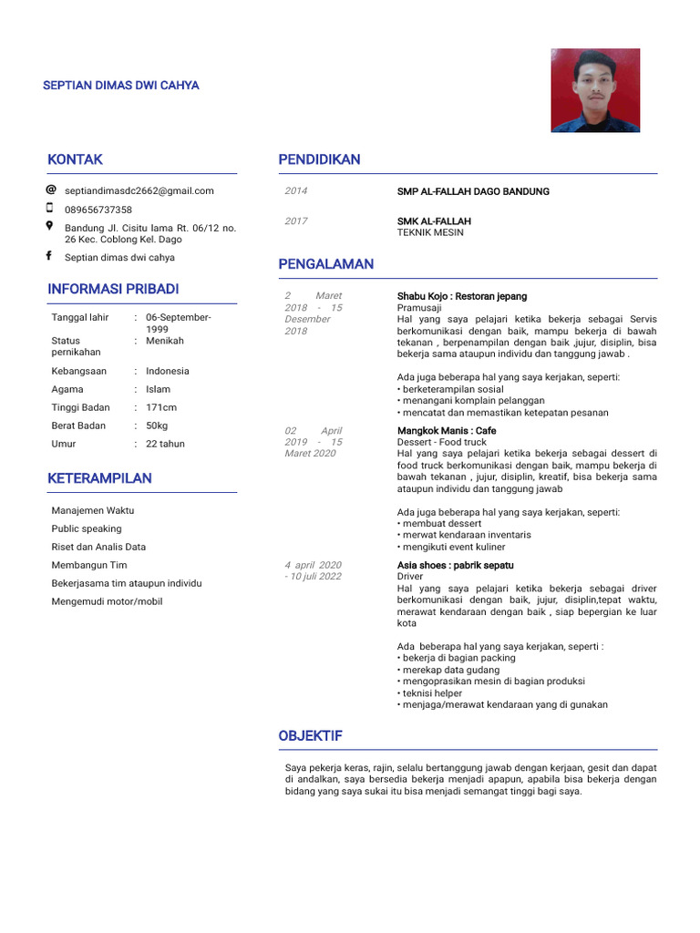 Contoh CV | PDF