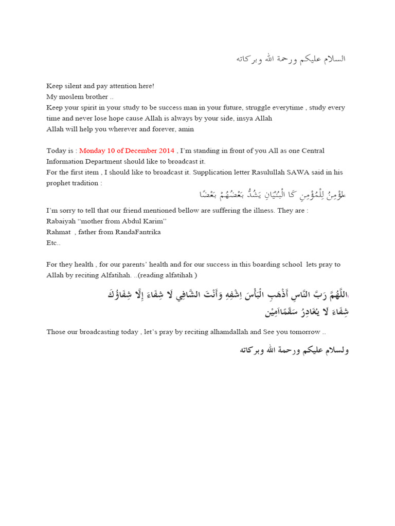 Mohon Doa Arab English | PDF | Religious Faiths | Prayer