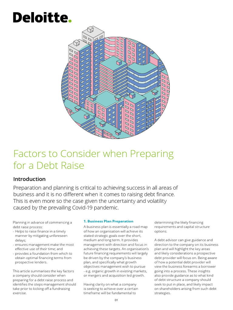IE - FAS - CF - Key Factor To Onsider When - Preparing - For - A - Debt ...
