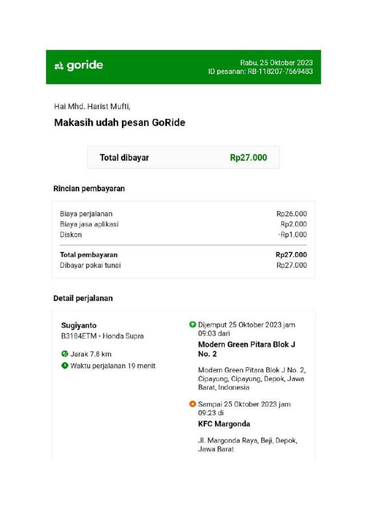 Gojek 1 | PDF