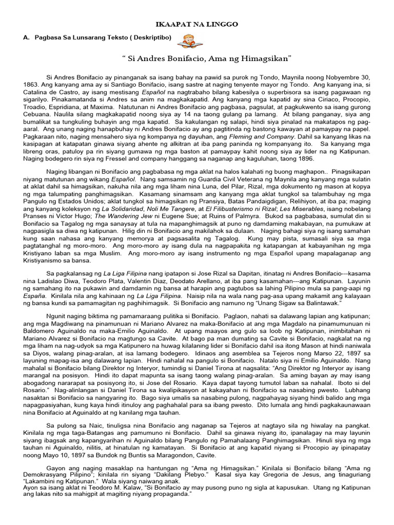 Handouts Filipino | PDF