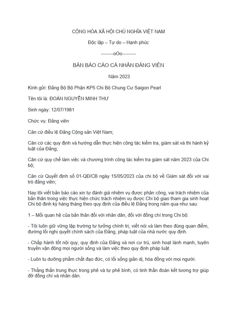 Kiem Diem Dang Vien | PDF