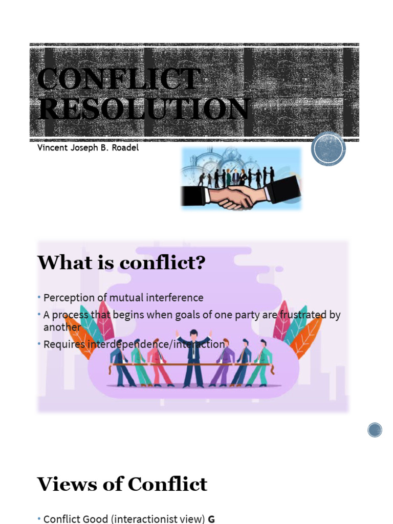 Conflict Resolution | PDF | Conflict (Process) | Conflict Resolution