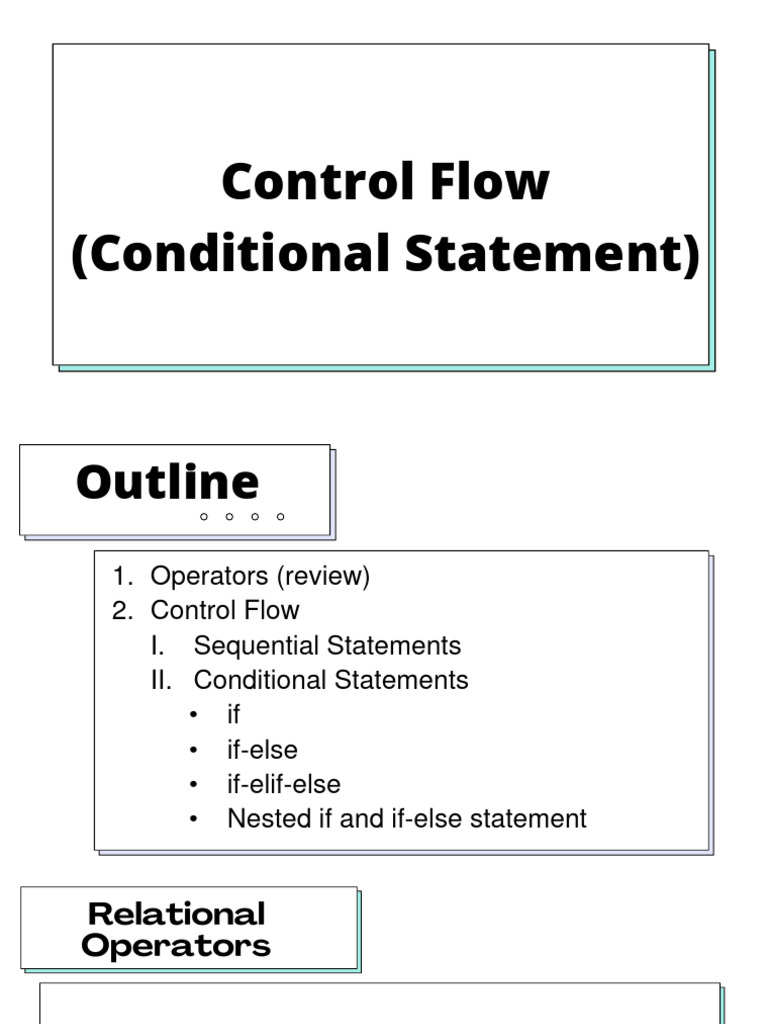 Control Flow Part 1 Pdf Computer Engineering Computer Science