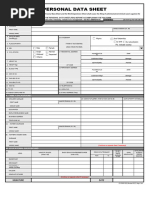 CS Form No. 212 Revised-2017 Personal-Data-Sheet | PDF | Government ...