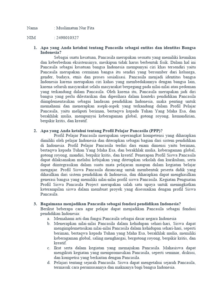 Elaborasi Pemahaman-T4-Fpi | PDF