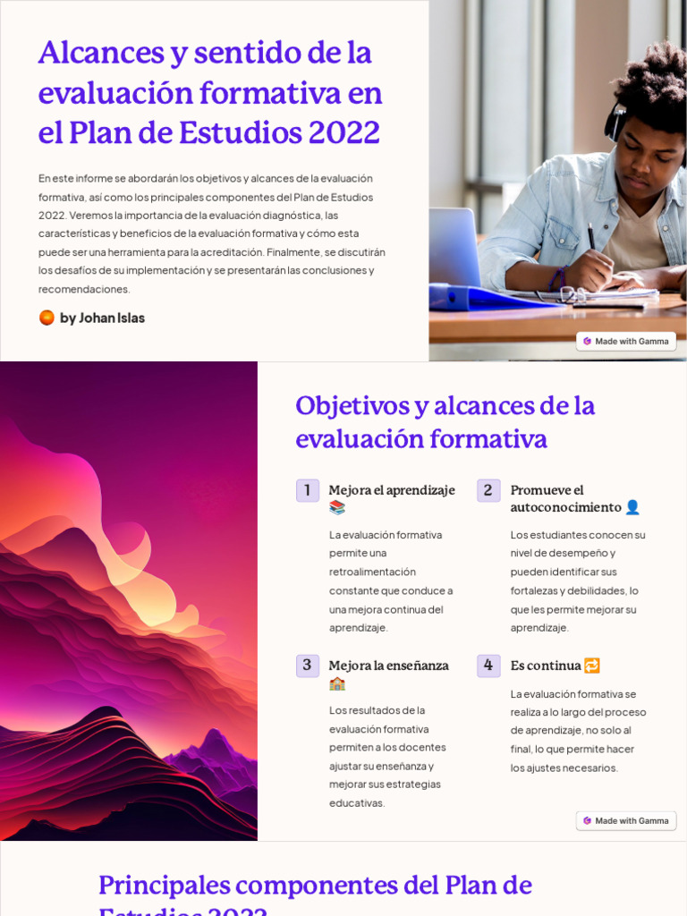 Alcances y Sentido de La Evaluacion Formativa en El Plan de Estudios 2022 | PDF