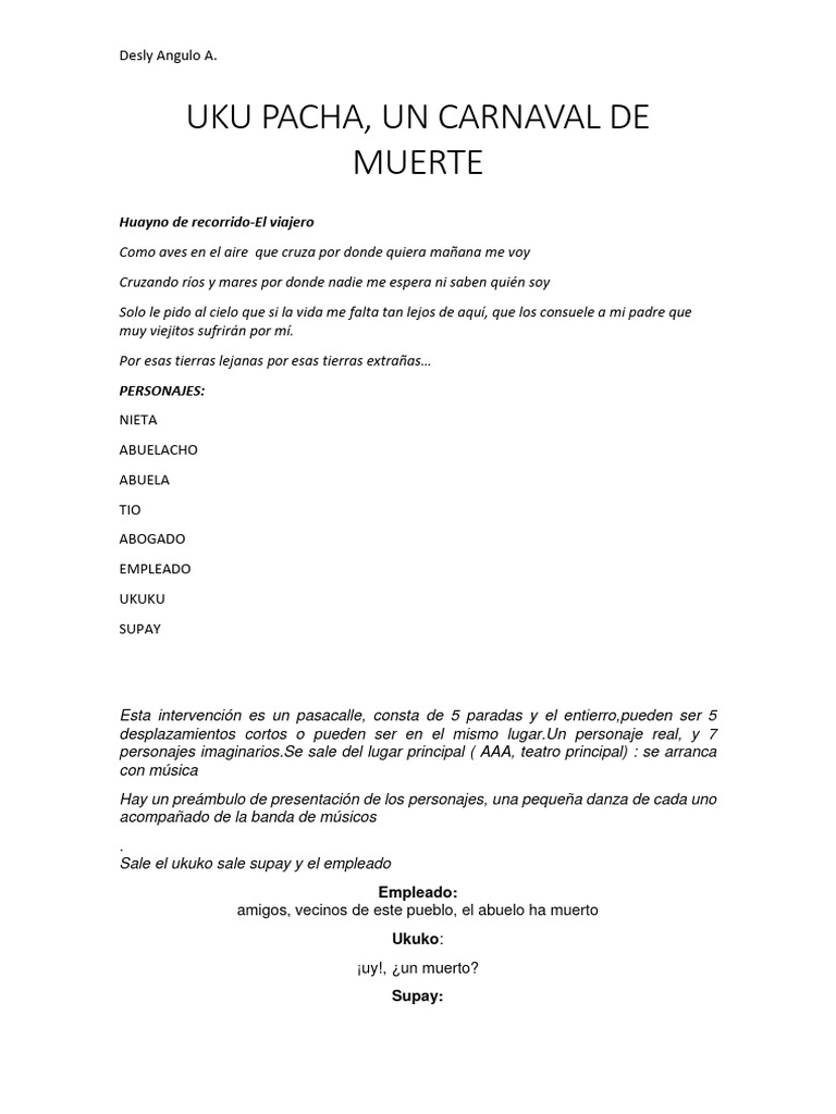 Uku Pacha TEXTO PANAM | PDF