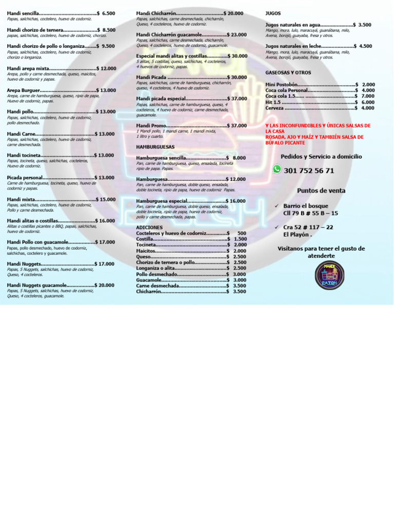 Menu Mandi PDF Act | PDF