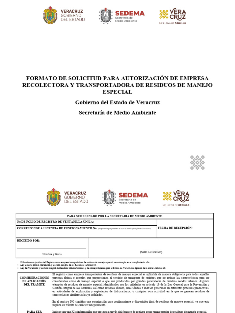 Autorización de Transporte de Residuos | PDF | Residuos | Reciclaje