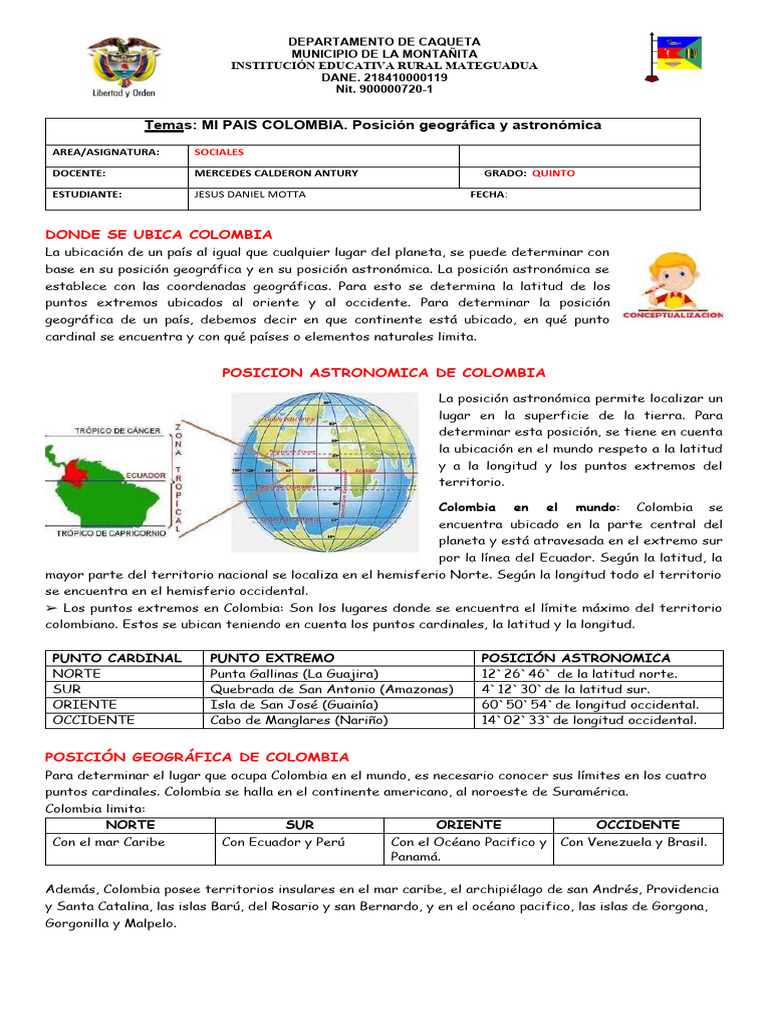 Ciencias Sociales Refuerzo 5° | PDF